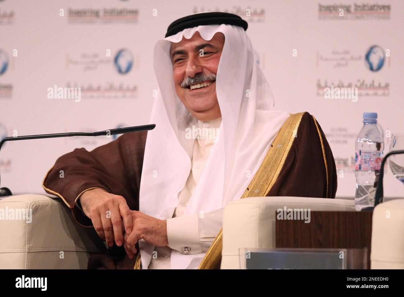 Saudi Arabian Finance Minister Ibrahim Abdulaziz Al-Assaf, attends the ...