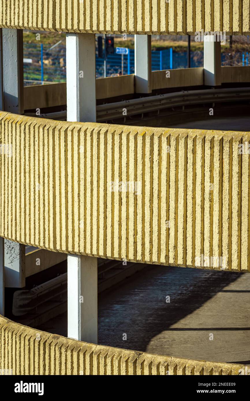 Multi storey car park building in england uk Stock Photo - Alamy