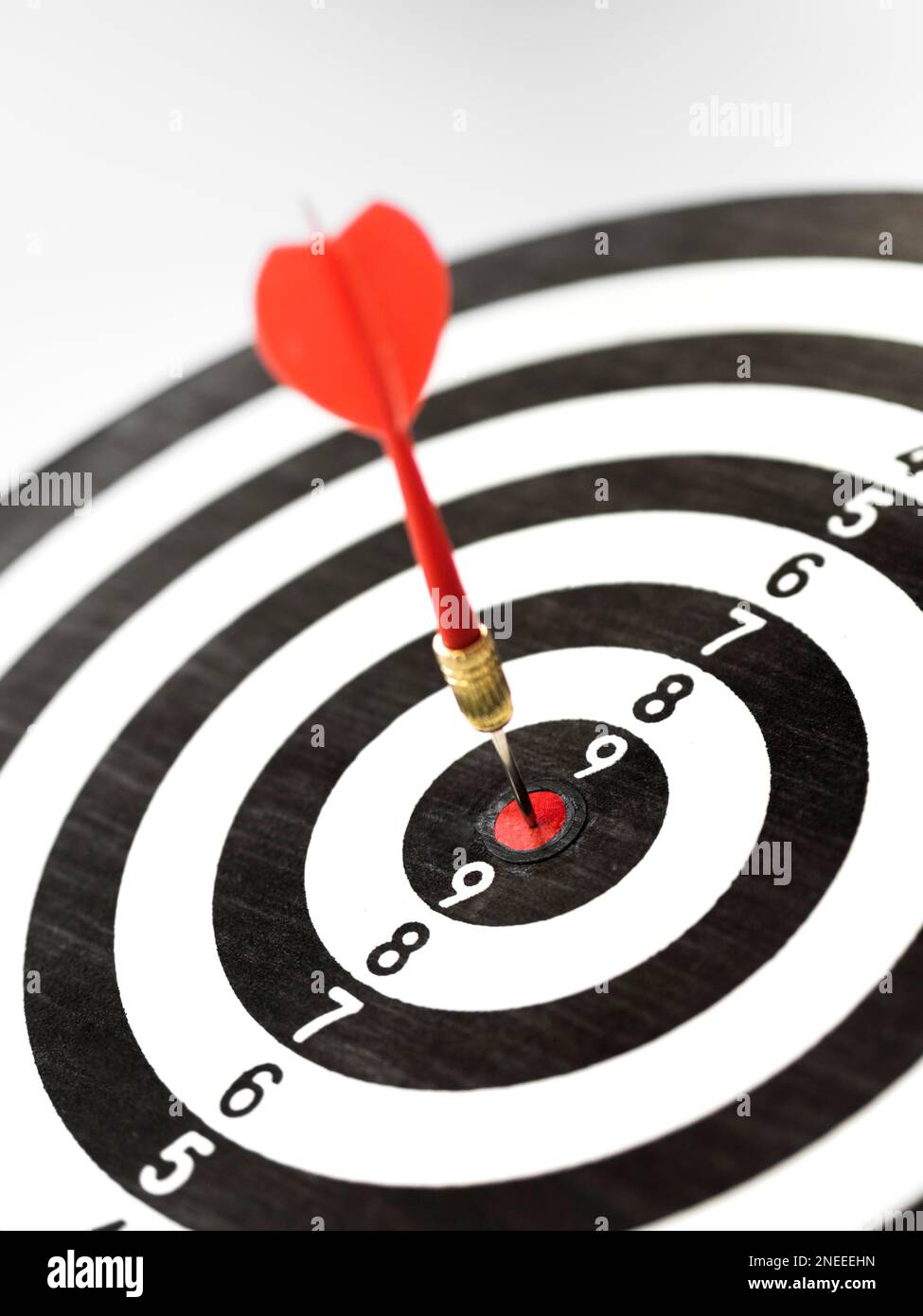 high angle dart bull s eye. High resolution photo Stock Photo - Alamy