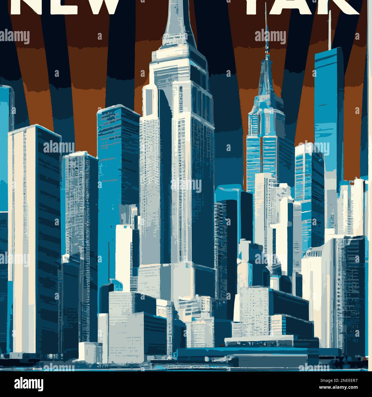 New york ad Stock Vector Images - Alamy
