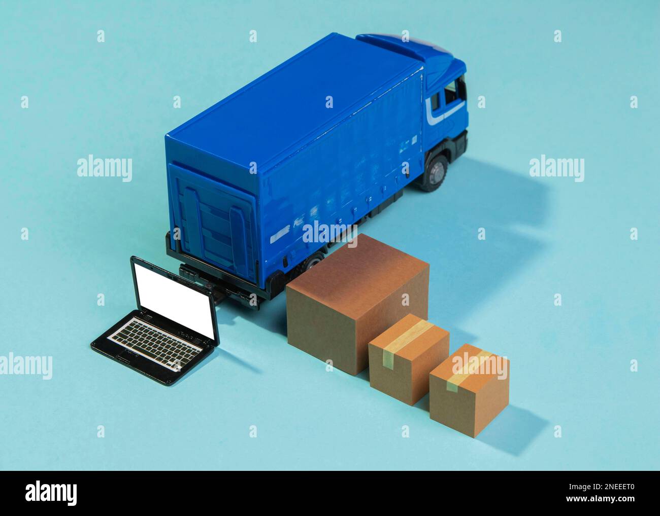 Delivery truck icon collection hi-res stock photography and images - Alamy