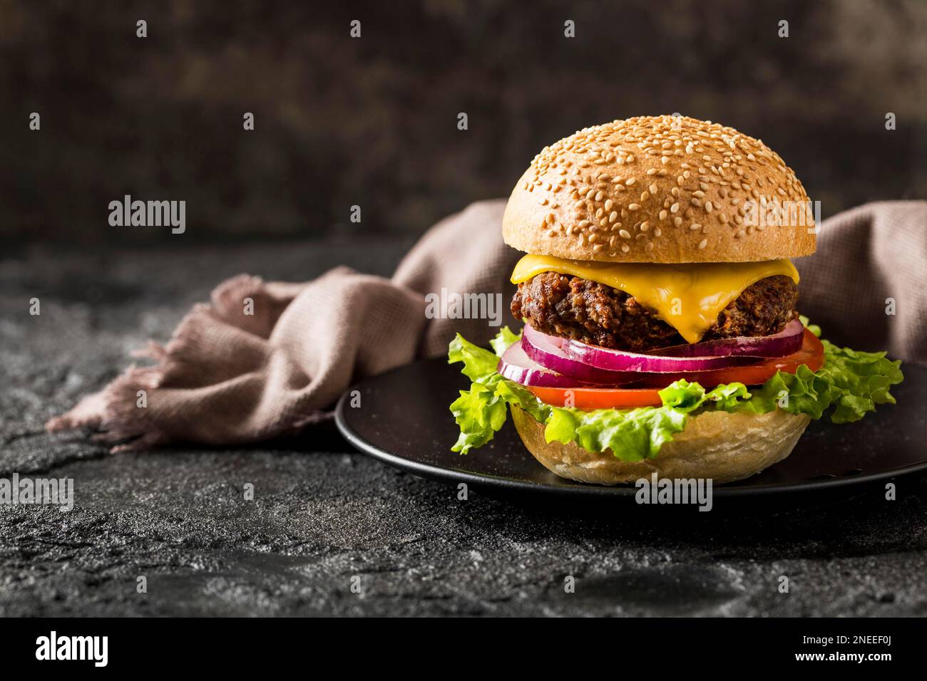 Burger box empty hi-res stock photography and images - Alamy