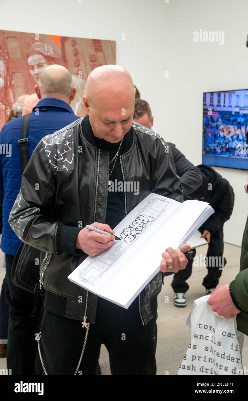 Eric Haze at Beyond The Streets Exhibition Preview Saatchi Gallery ...