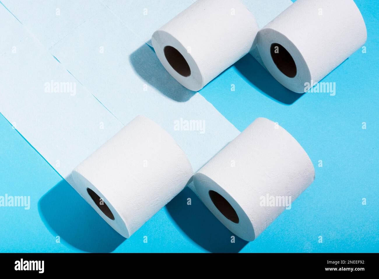 Colorful toilet paper rolls hi-res stock photography and images - Alamy