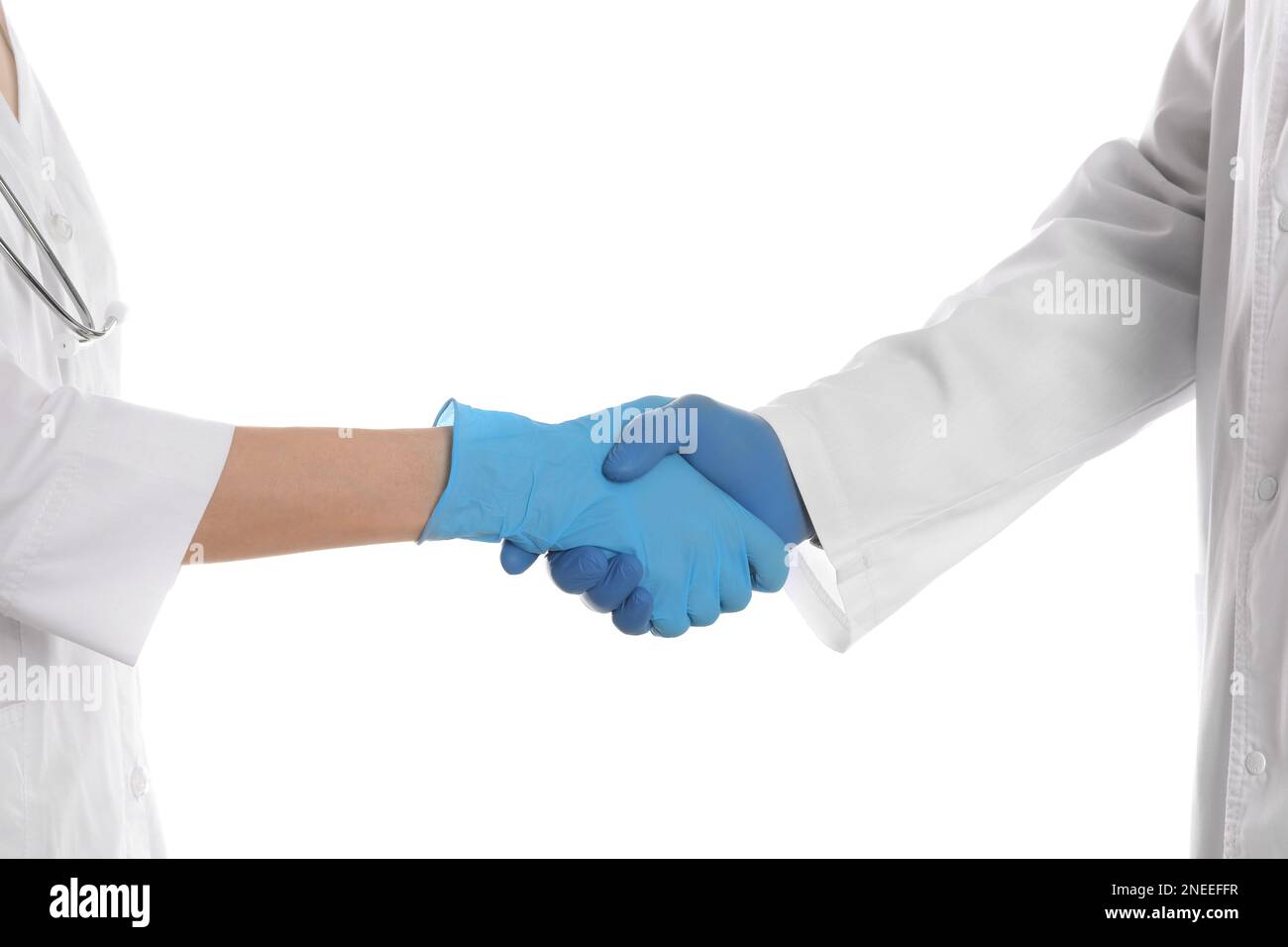 Two medical doctors shaking hi-res stock photography and images - Alamy
