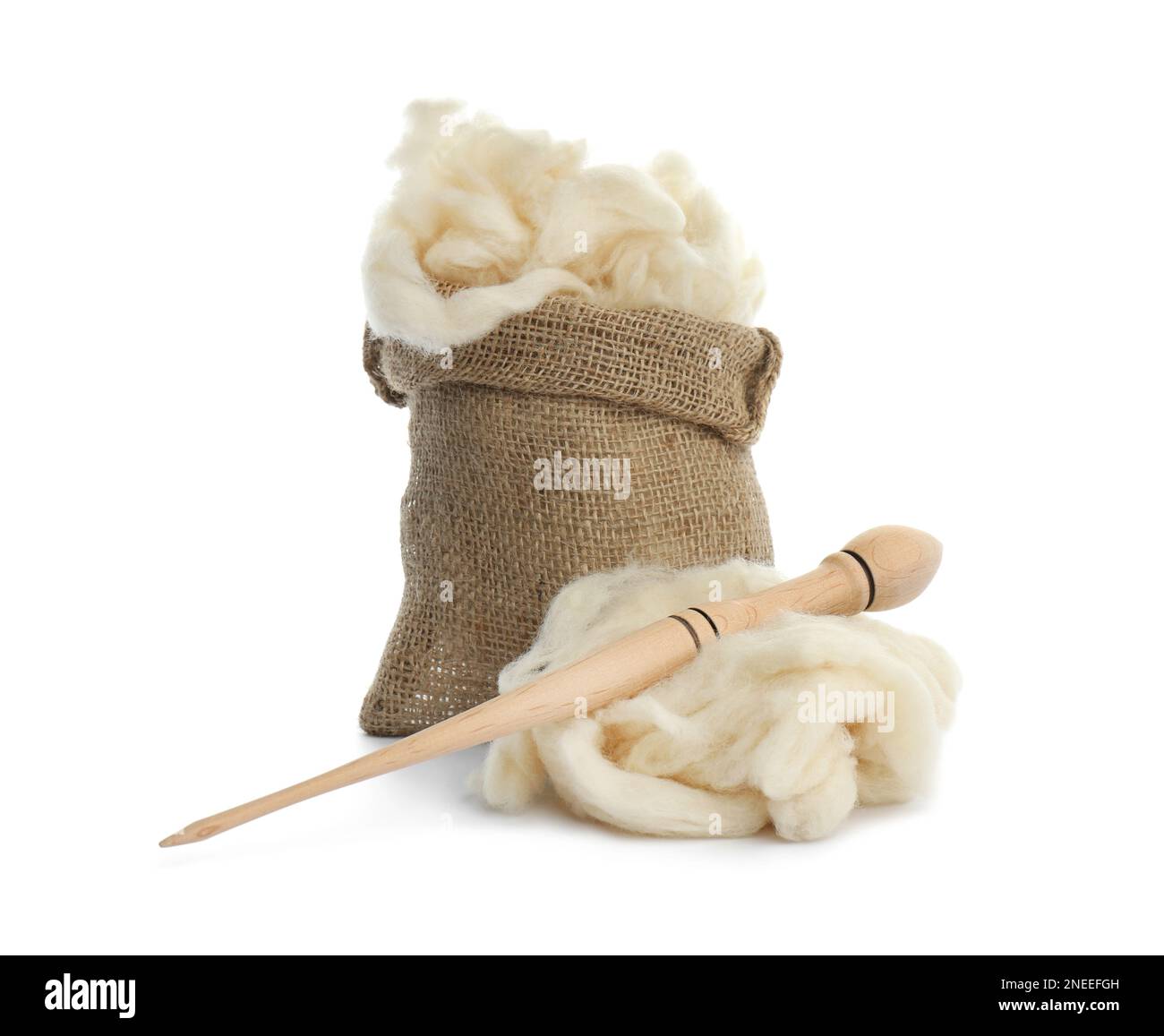 Bag of sheep wool Cut Out Stock Images & Pictures - Alamy