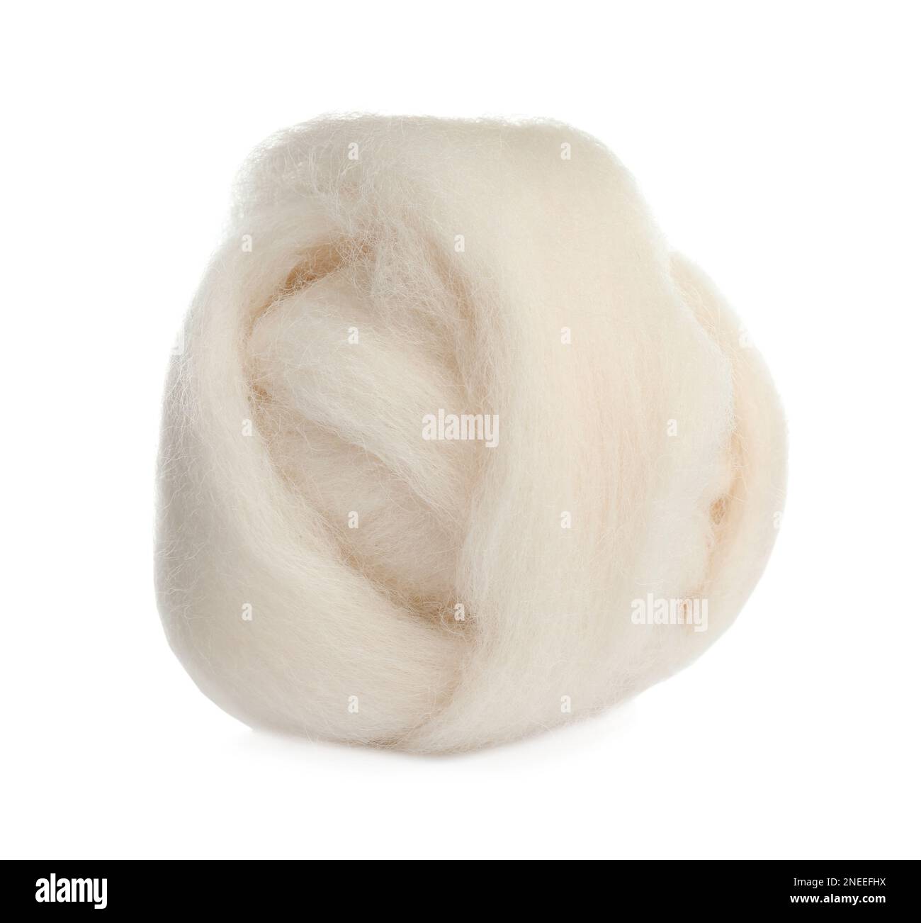 Ball of soft wool isolated on white Stock Photo - Alamy