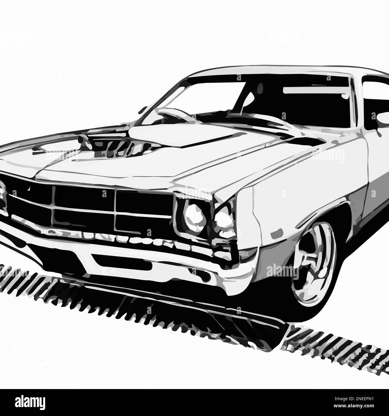 Car white background side Stock Vector Images - Alamy