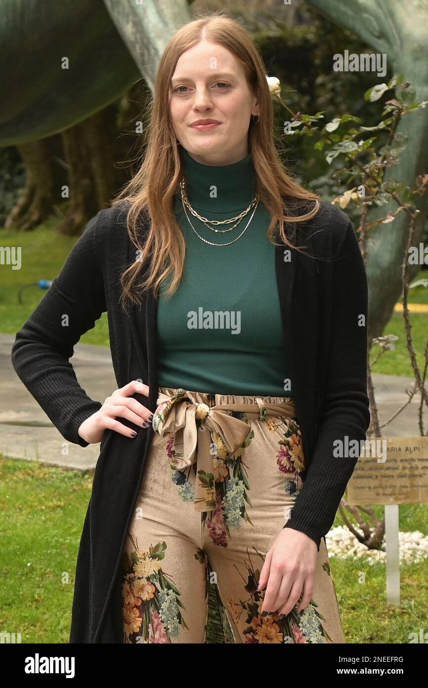 Liliana Bottone attends the photocall of Rai fiction "Resta con me" at ...