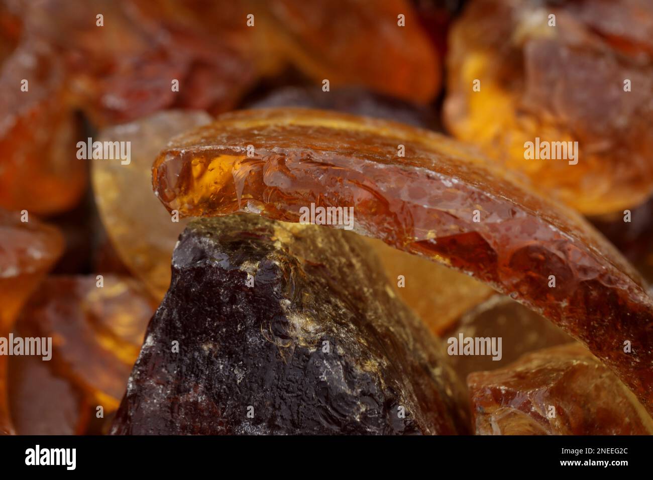 Pieces of amber as background, closeup view Stock Photo - Alamy