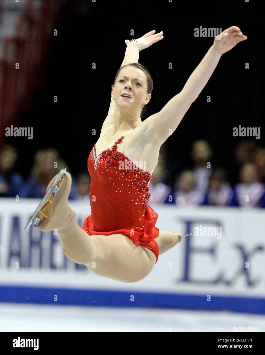 Emily Hughes performs her free skate routine at the U.S. Figure Skating ...