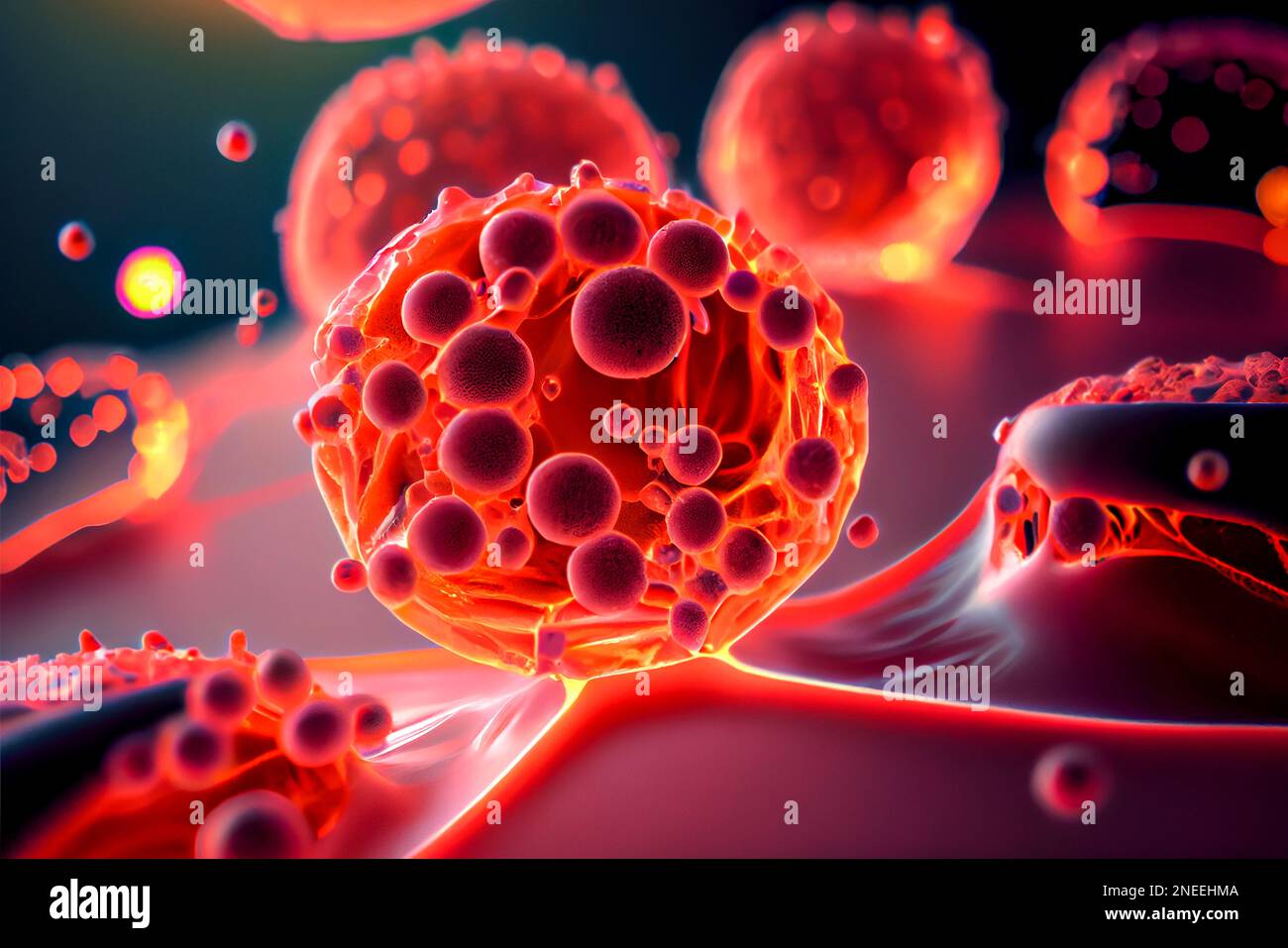 Skin under microscope hi-res stock photography and images - Alamy