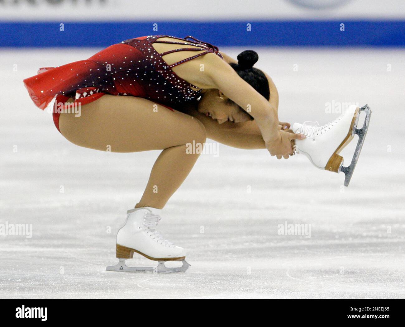 Melissa Bulanhagui performs her free skate routine at the U.S. Figure ...