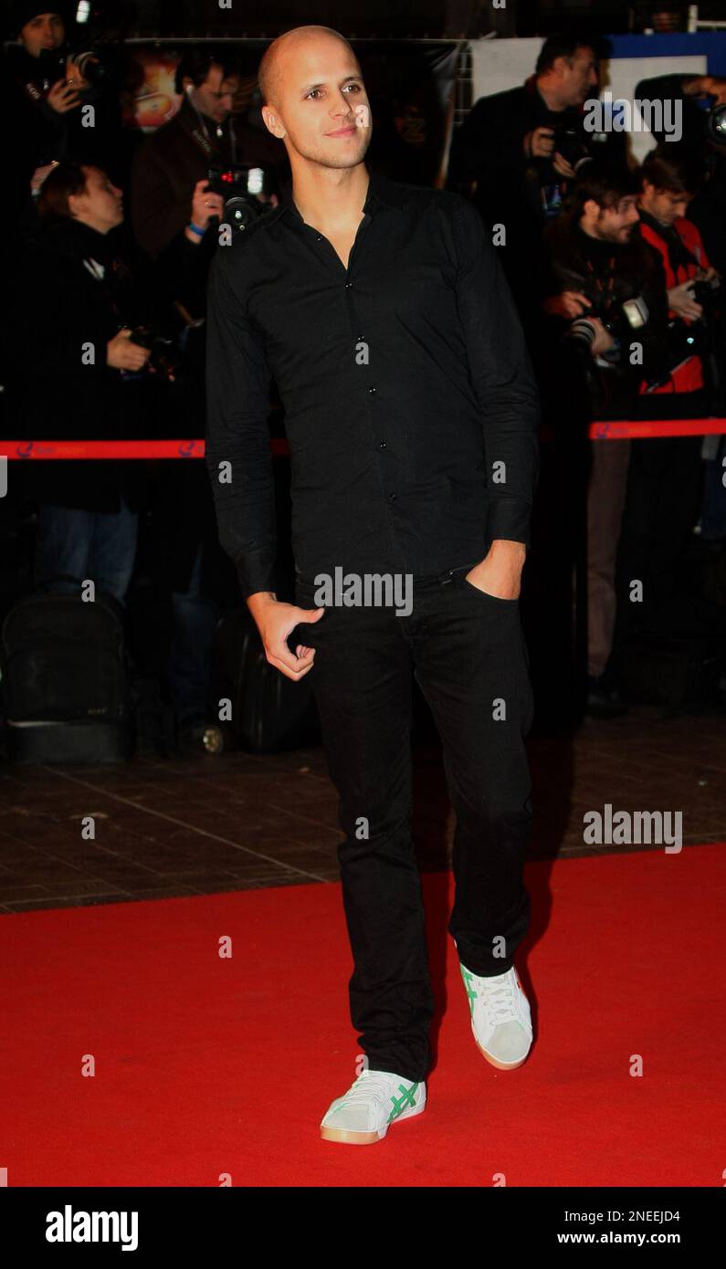 Belgian singer and songwriter Milow arrives at the Cannes festival ...