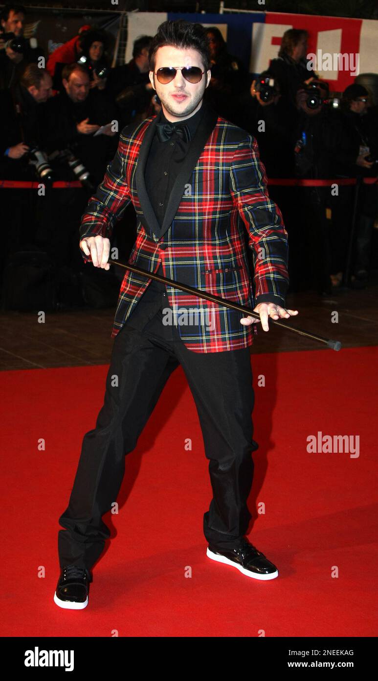 French singer Helmut Fritz arrives at the Cannes festival palace, to ...
