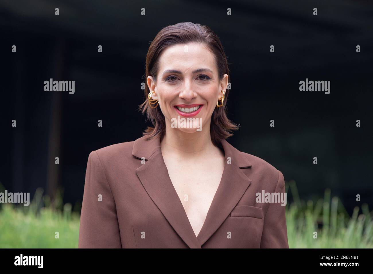 Italian actress Angela Ciaburri attends the photocall of the fiction ...