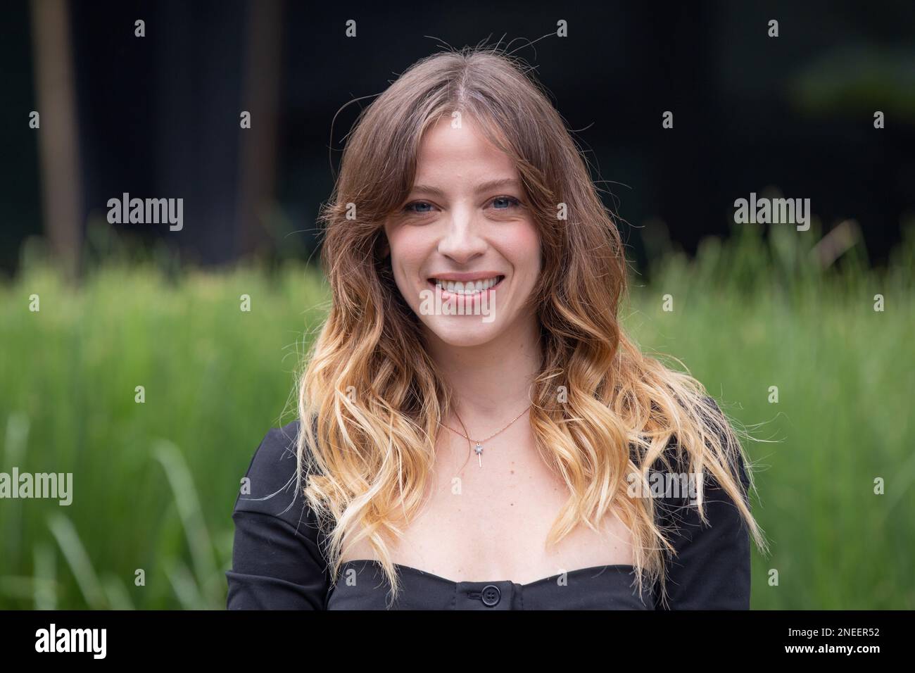 Italian actress Laura Adriani attends the photocall of the fiction ...