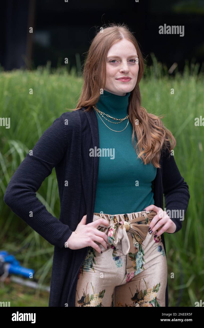 Italian actress Liliana Bottone attends the photocall of the fiction ...