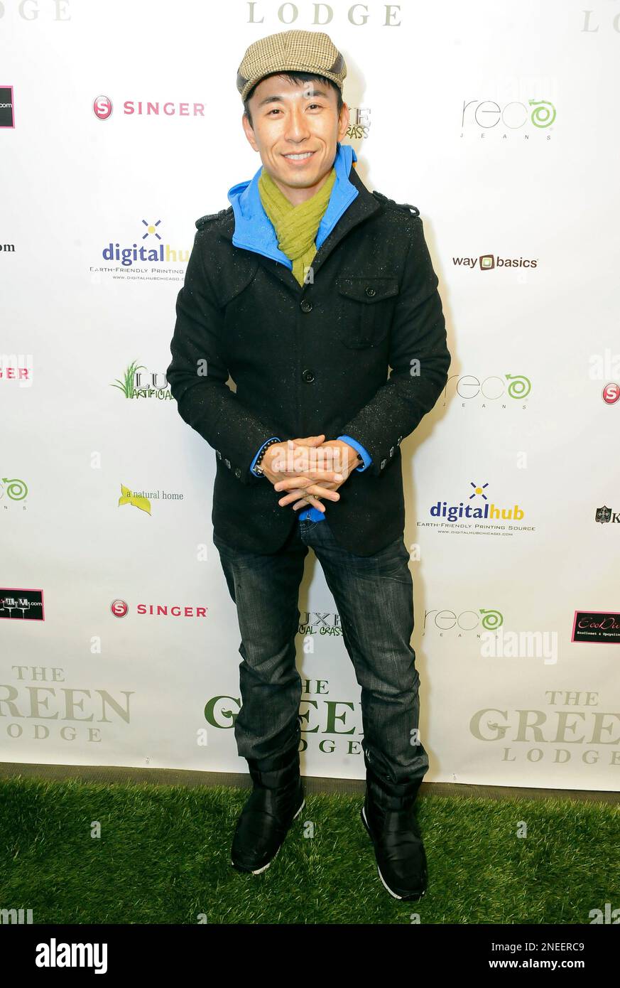 Actor James Kyson Lee at the Gibson Guitar Lounge during the Sundance ...