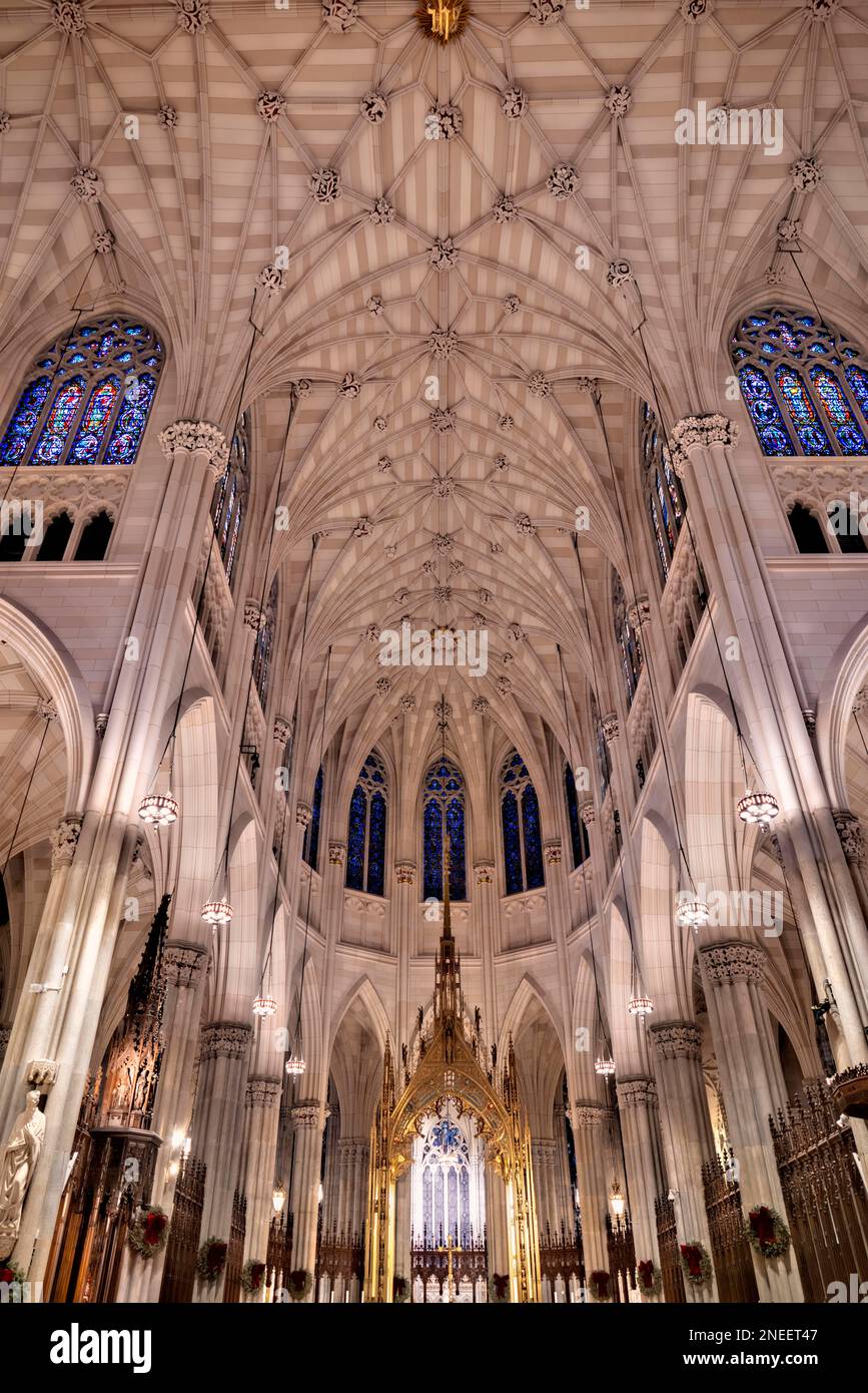 New York. Manhattan. St. Patrick's Cathedral Stock Photo - Alamy