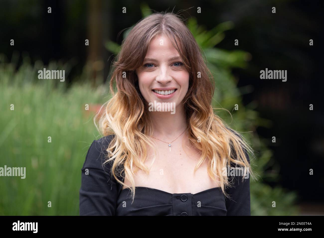 Italian actress Laura Adriani attends the photocall of the fiction ...