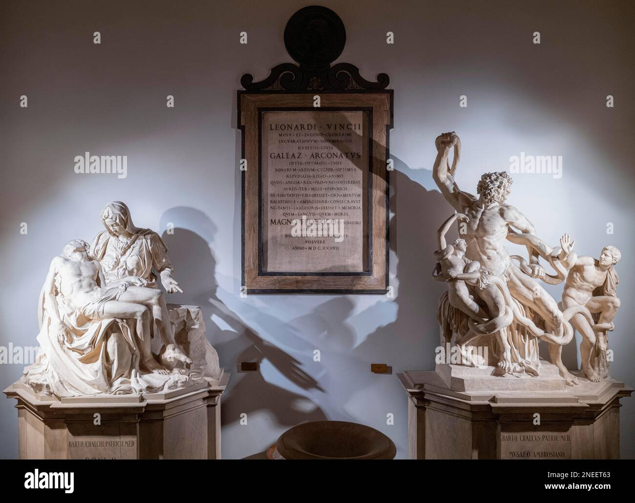 Milan Italy. Pinacoteca Ambrosiana (Ambrosian Art Gallery). The ...