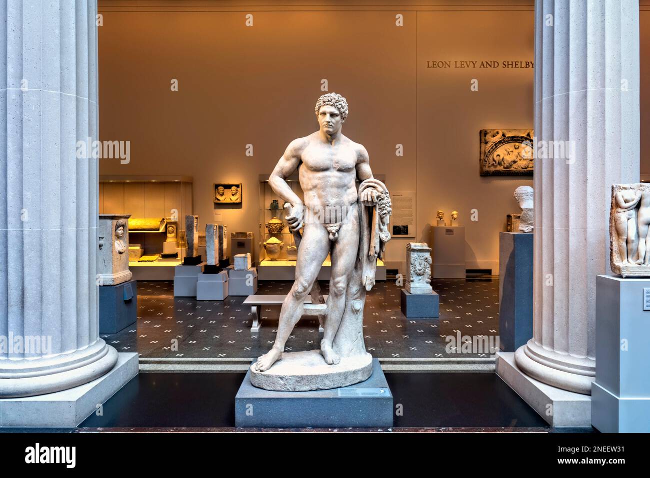 New York. Manhattan. The Metropolitan Museum MET. Greek and Roman Art Wing Stock Photo - Alamy