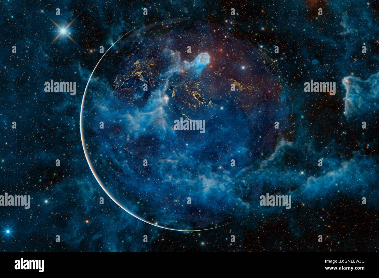 Planet Earth. Science fiction wallpaper. Elements of this image ...