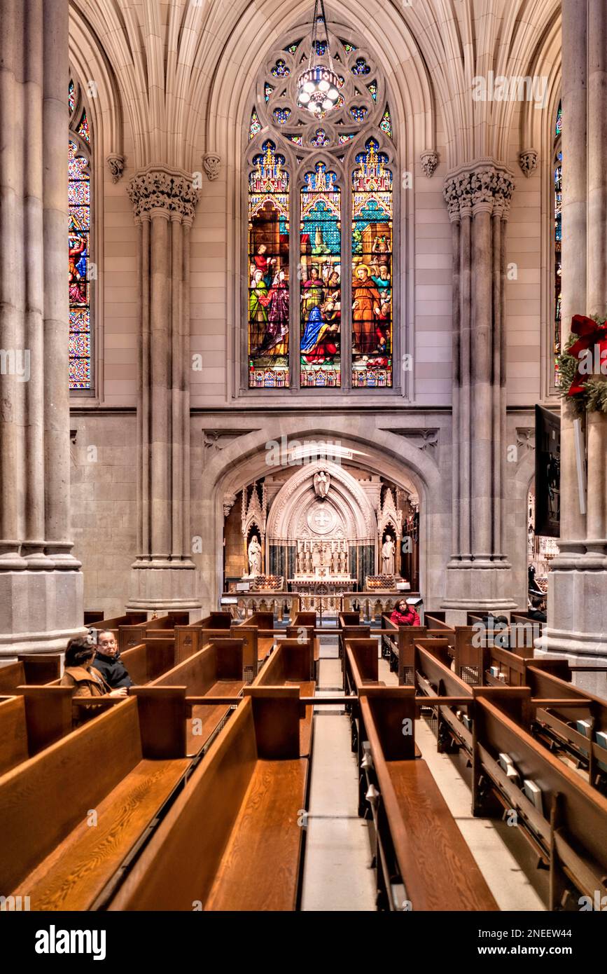 New York. Manhattan. St. Patrick's Cathedral Stock Photo - Alamy