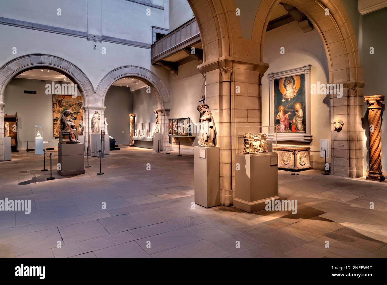 New York. Manhattan. The Metropolitan Museum MET. Medieval Art Wing ...