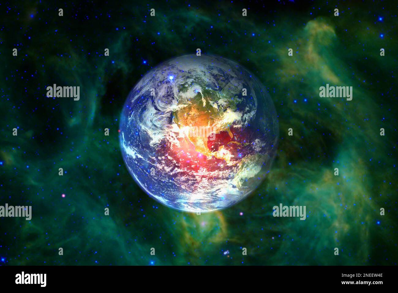 Planet Earth. Science fiction wallpaper. Elements of this image ...
