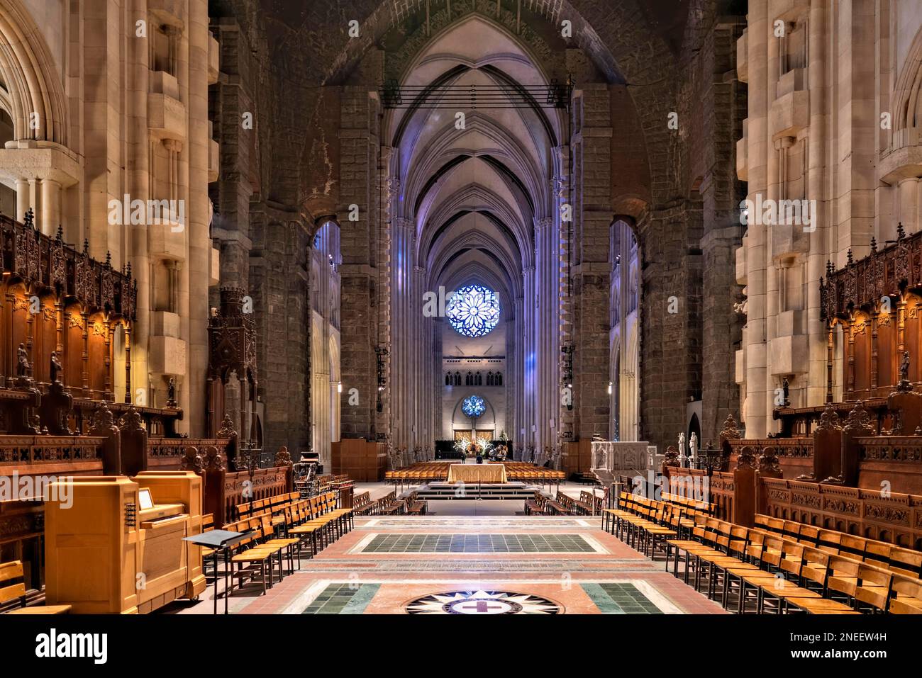 New York. Manhattan. The Cathedral Church of St. John the Divine Stock Photo - Alamy