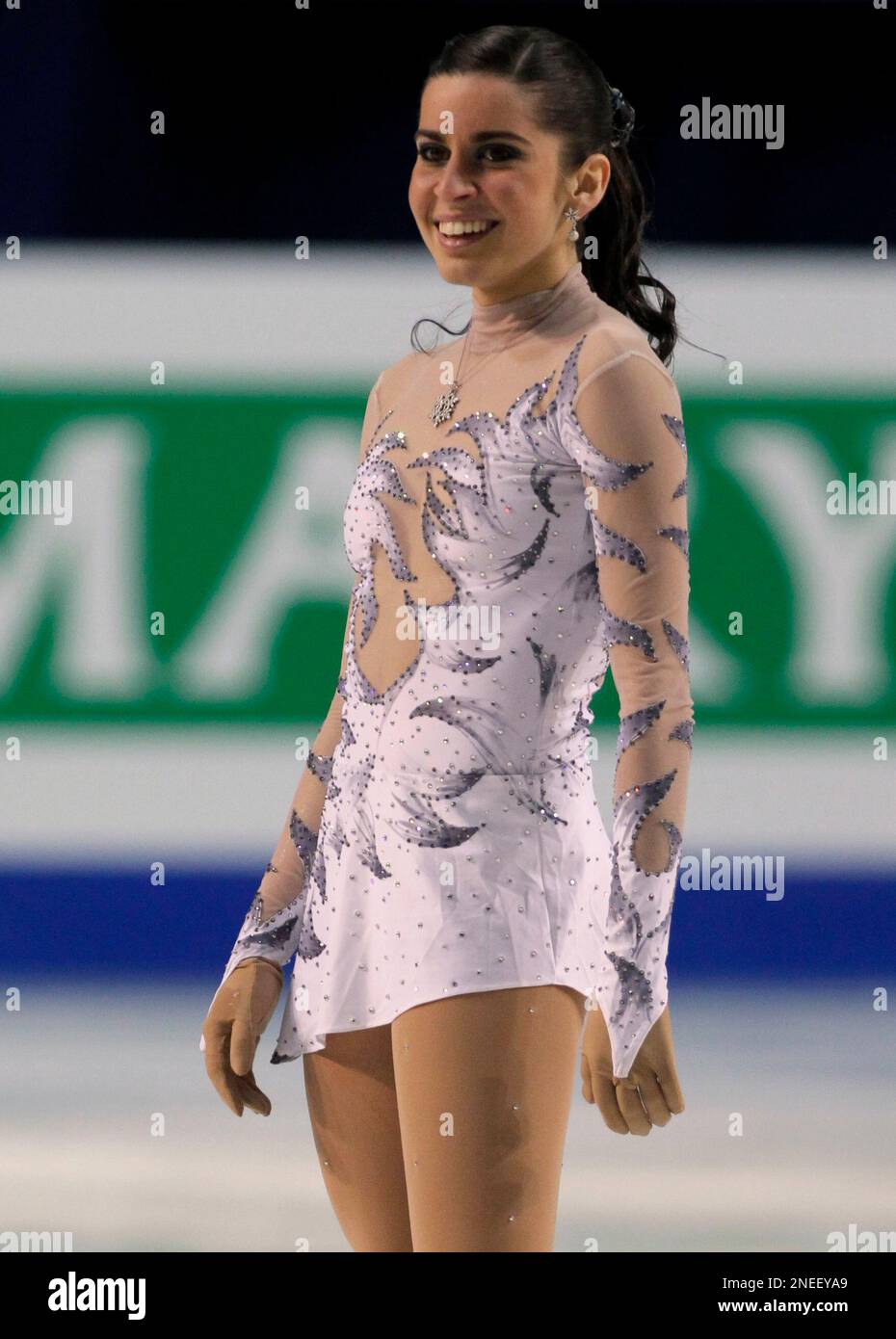 Italy's Valentina Marchei reacts after performing her short program at ...