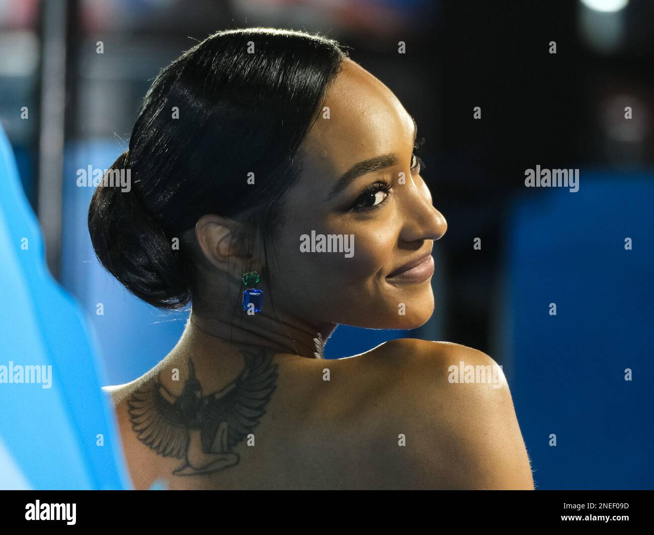 Jourdan Dunn photographed at the AVATAR: THE WAY OF WATER World ...