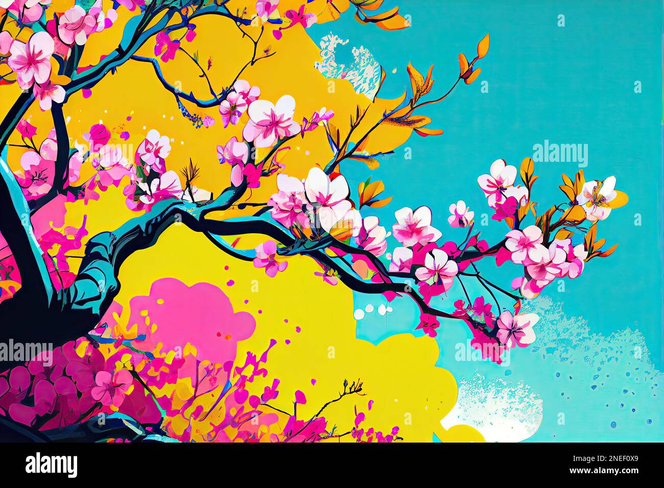 Generative art nature hi-res stock photography and images - Alamy