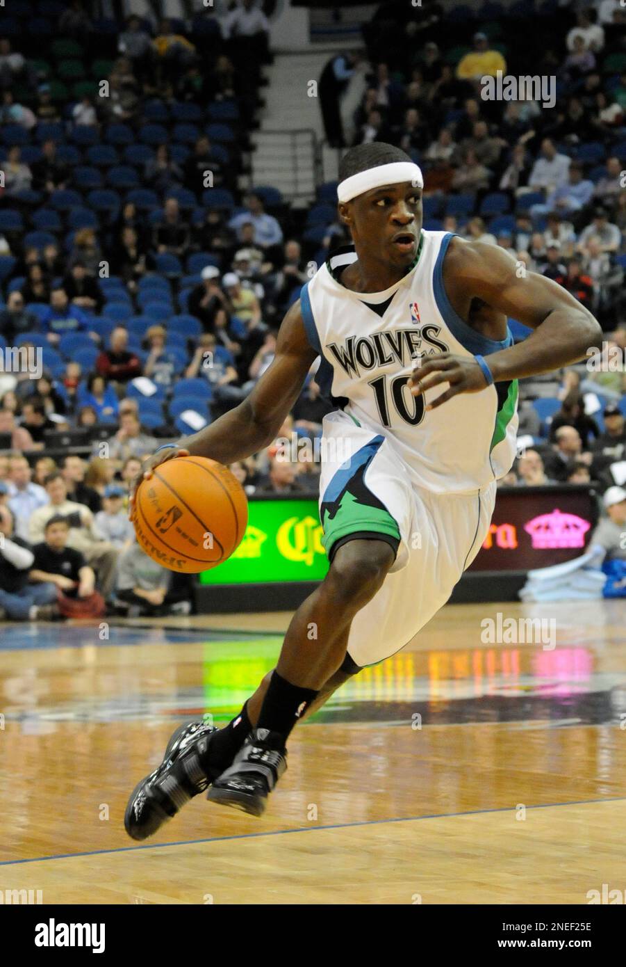 In a photo made Jan. 20, 2010, Minnesota Timberwolves' Jonny Flynn is ...
