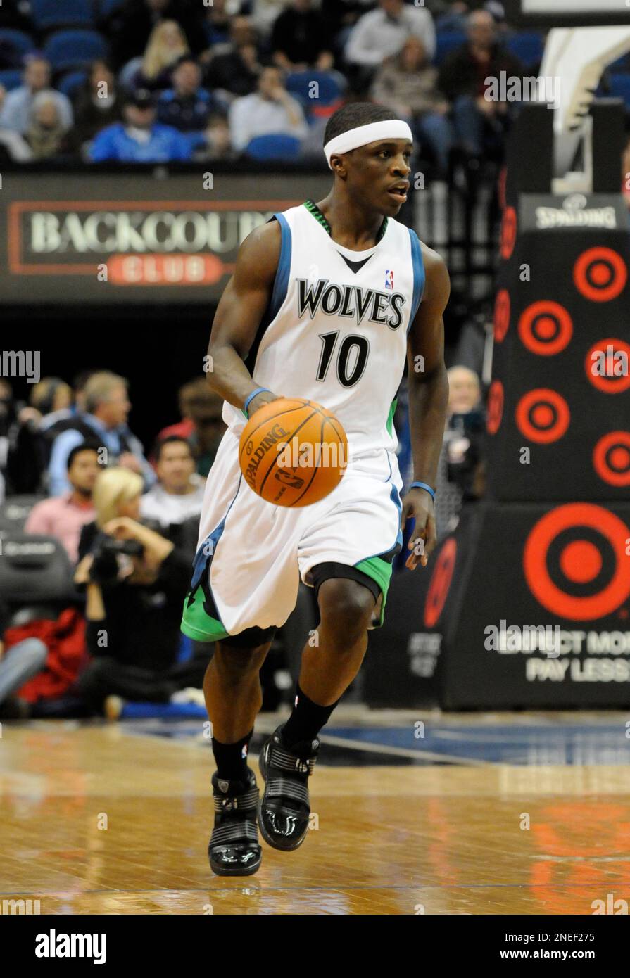 In a photo made Jan. 20, 2010, Minnesota Timberwolves' Jonny Flynn is ...