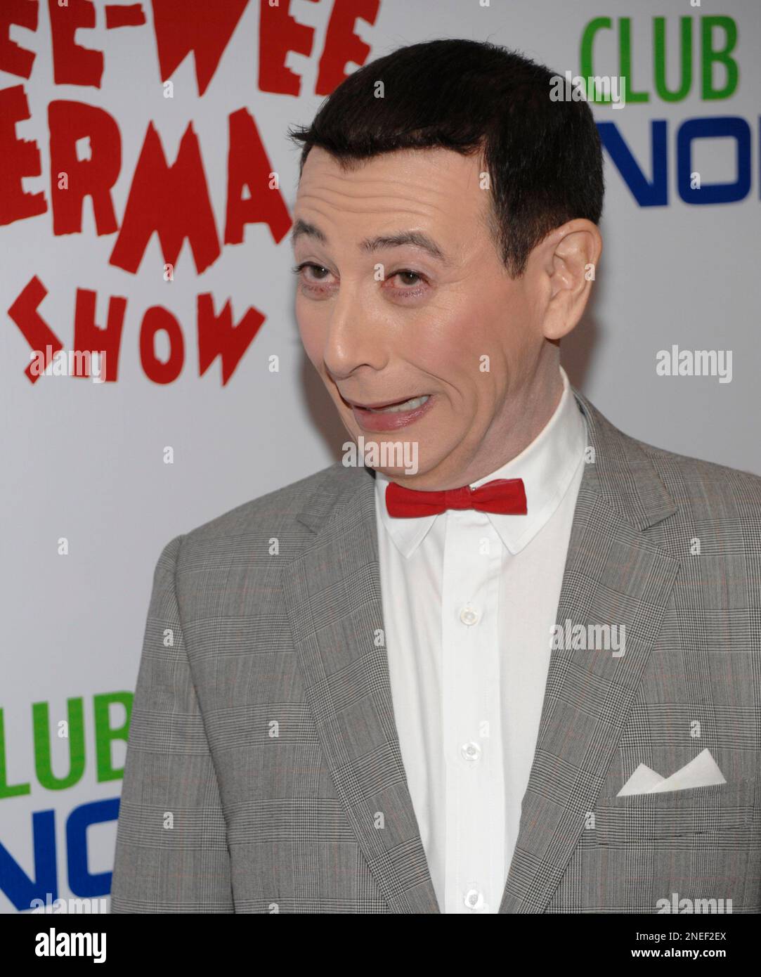 Actor Paul Reubens arrives at the opening night of The Pee-Wee Herman ...