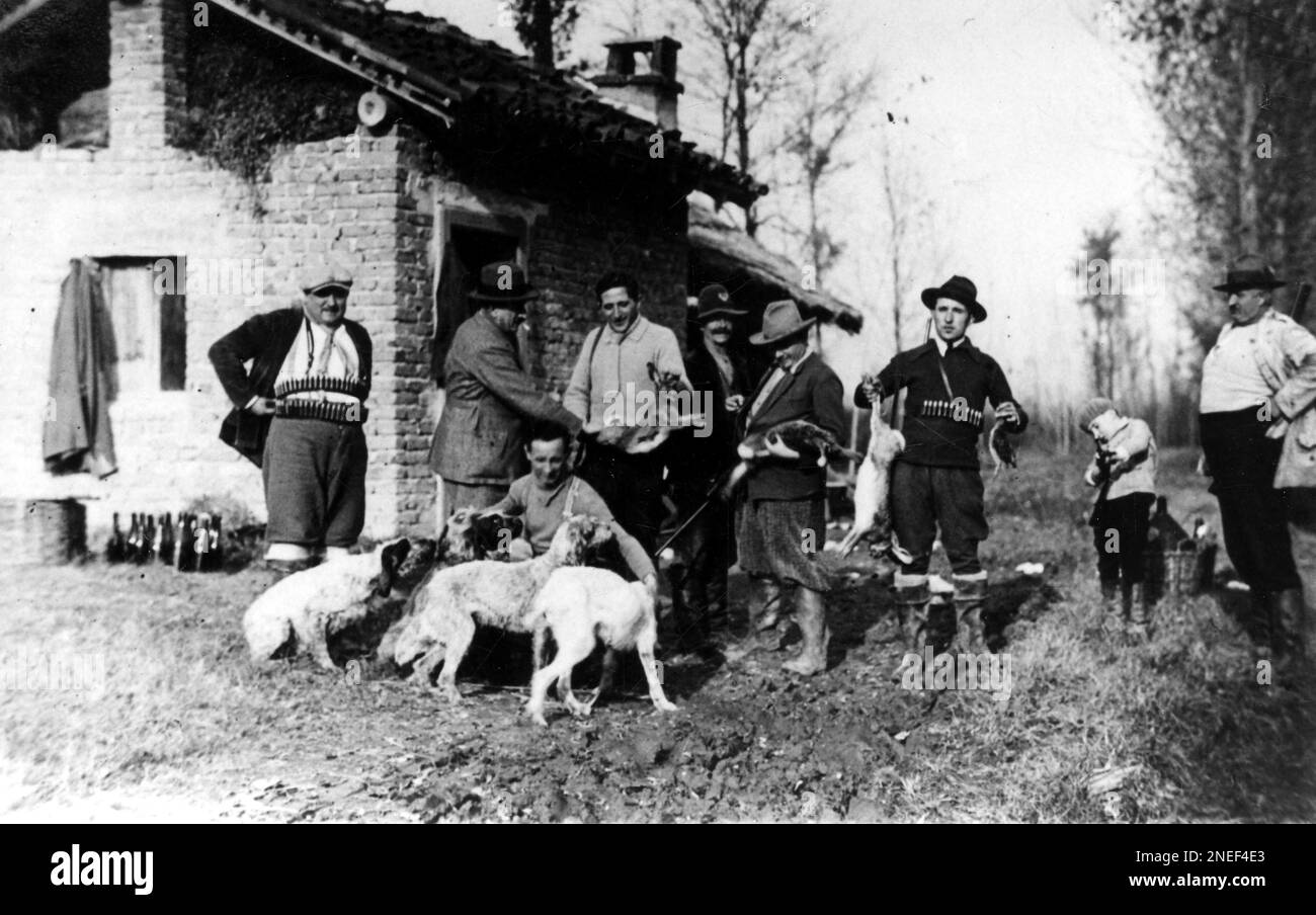 Agricoltura e Allevamento in Lombardia - Battuta di caccia (anni 30 ...