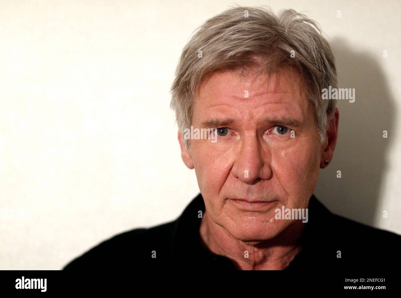 In this Jan. 8, 2010 file photo, actor Harrison Ford poses for a ...