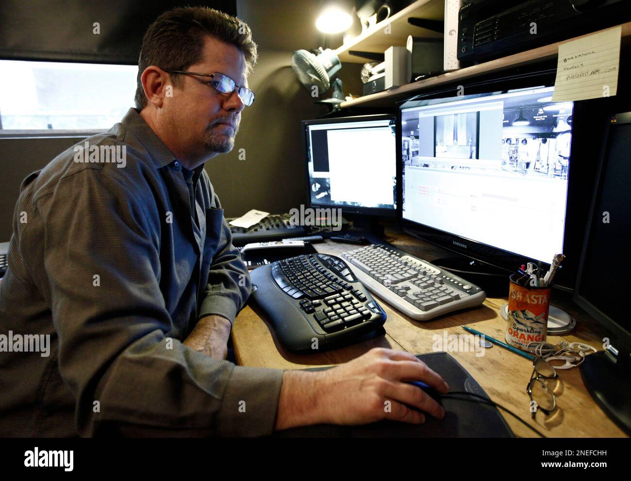 In this Dec. 30, 2009 photo, producer Quinn Monahan is seen at his ...