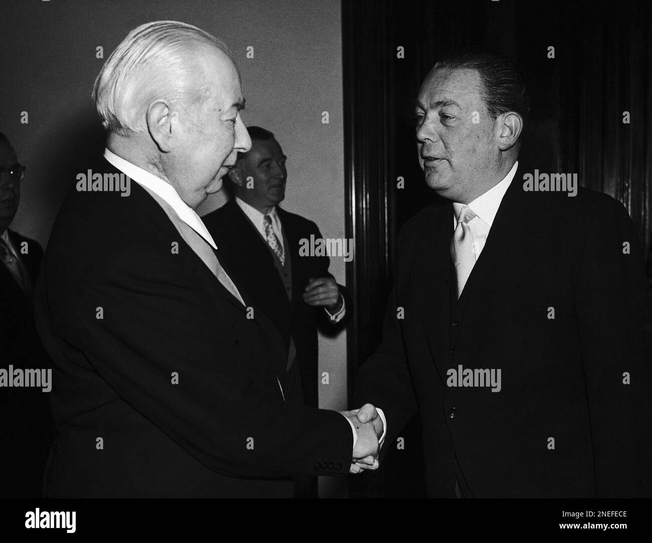 The president of the Federal Association of the German Industry, Fritz ...