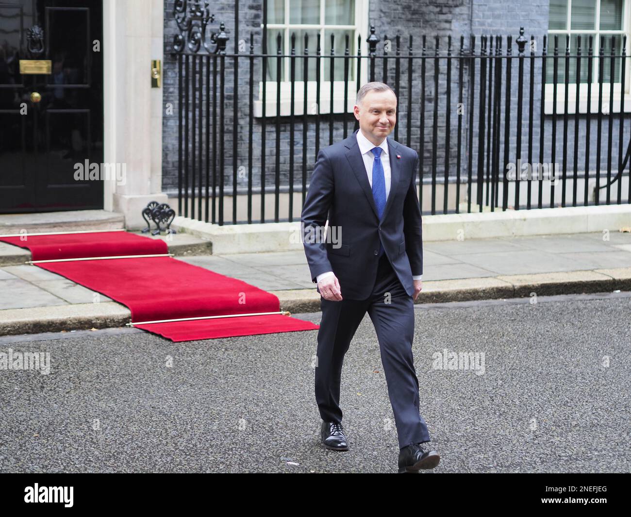 President of the Republic of Poland Andrzej Duda with a visit to London ...