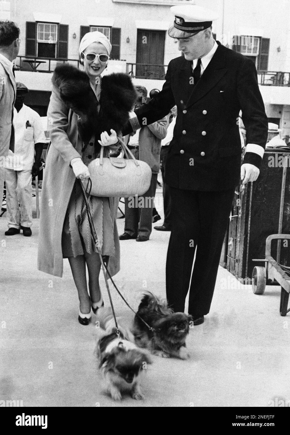 Madame Magda Lupescu, a rarely-photographed personality, showing her ...