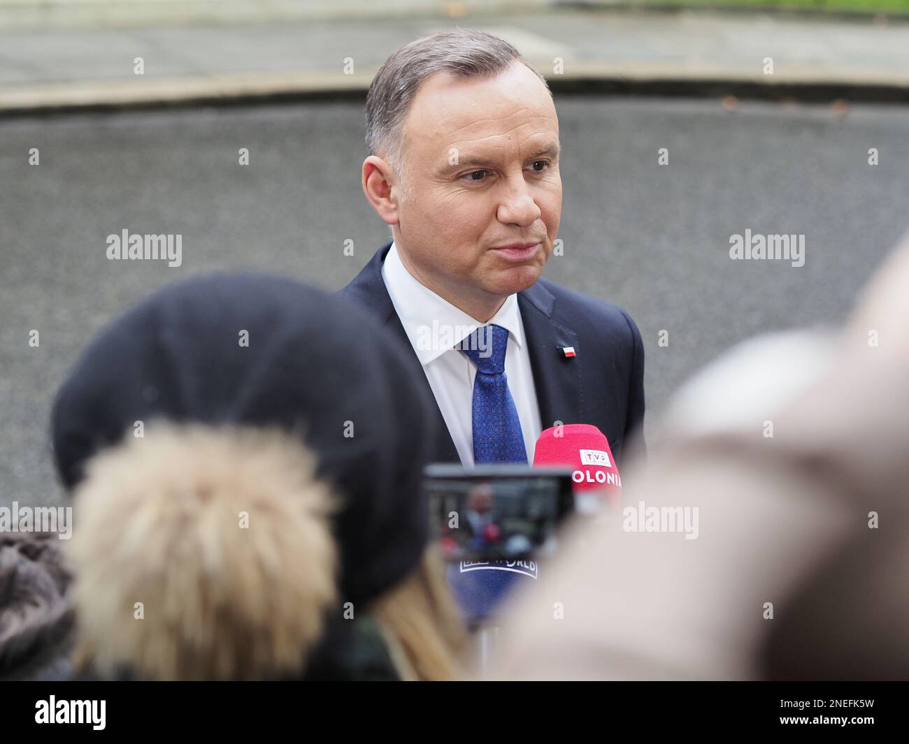 President of the Republic of Poland Andrzej Duda with a visit to London ...