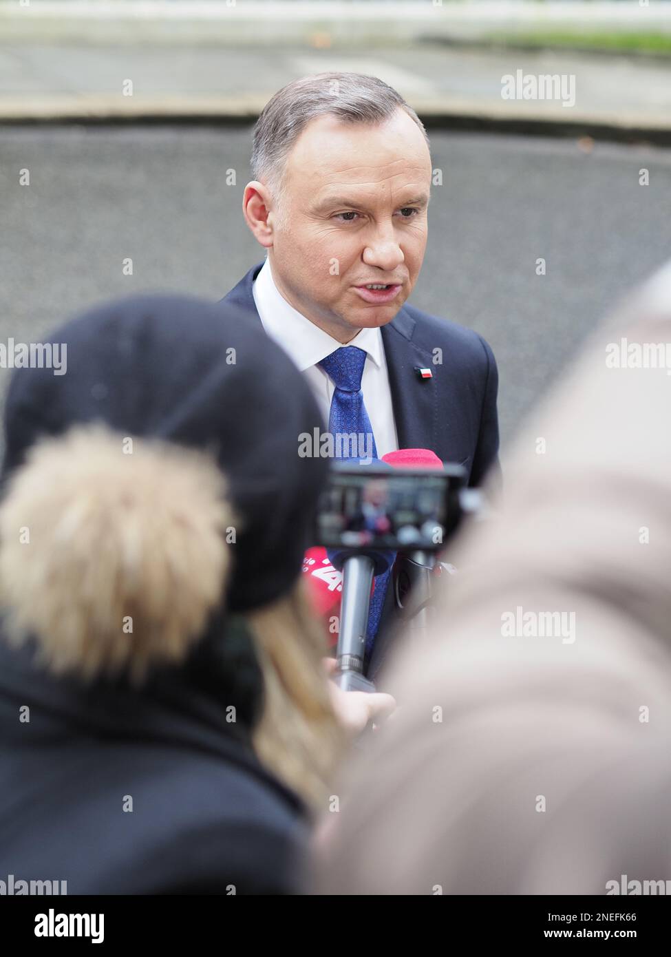President of the Republic of Poland Andrzej Duda with a visit to London Stock Photo - Alamy