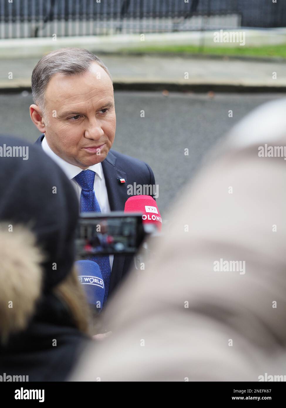 President of the Republic of Poland Andrzej Duda with a visit to London Stock Photo - Alamy