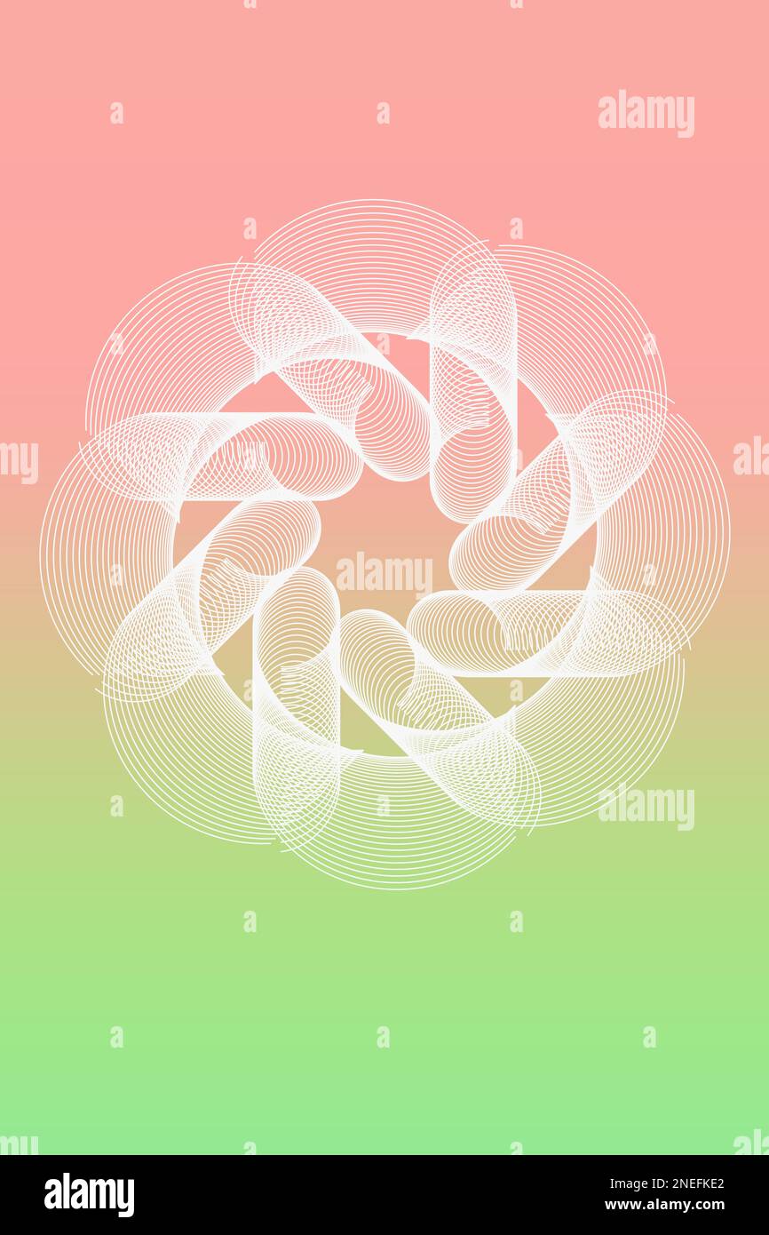 Gradient colors and Geometric shapes and Lines Stock Photo - Alamy