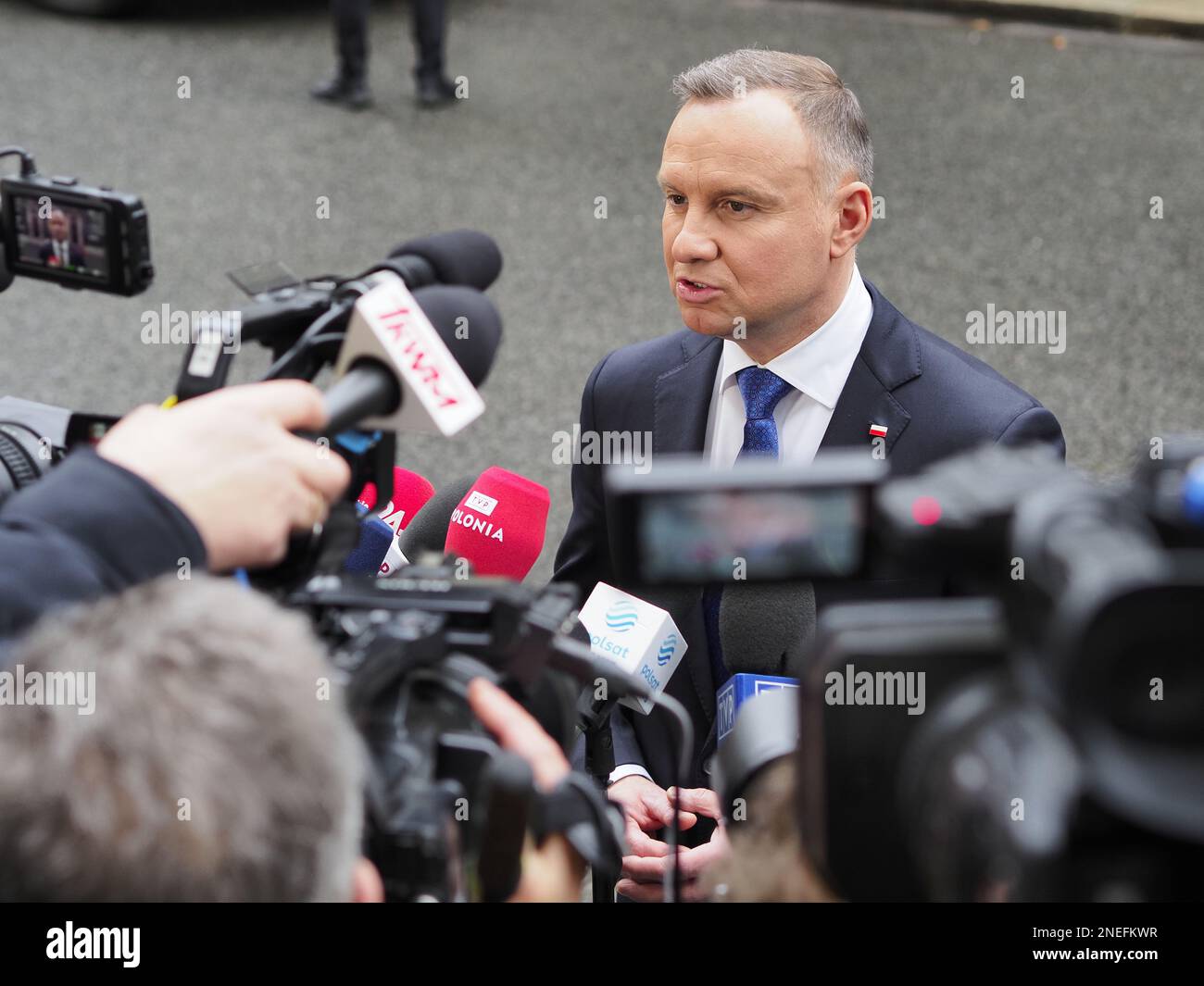 President of the Republic of Poland Andrzej Duda with a visit to London Stock Photo - Alamy