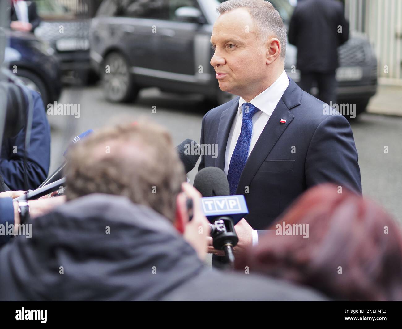 President of the Republic of Poland Andrzej Duda with a visit to London ...